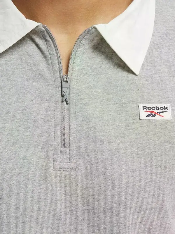 REEBOK Court Sport Cotton Half-zip Sweatshirt - Grey