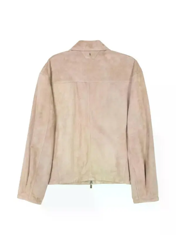 SALVATORE SANTORO Suede Zip Jacket