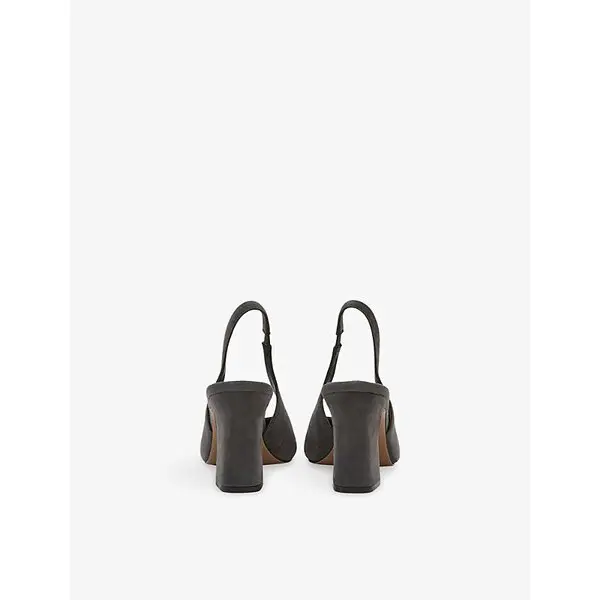 REISS Lorena Suede Slingback Courts