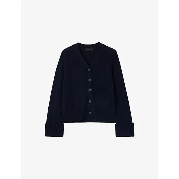 Whistles V-neck Cotton Cardigan