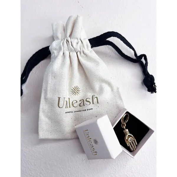 UNLEASH CPH Brass And Zircon Hand Charm
