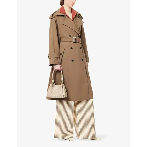 Max Mara Wool Double-breasted Trench Coat