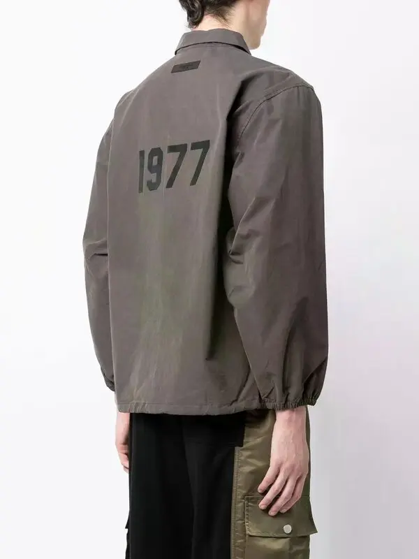 Fear Of God Charcoal Grey Cotton Blend Coaches Bomber Jacket