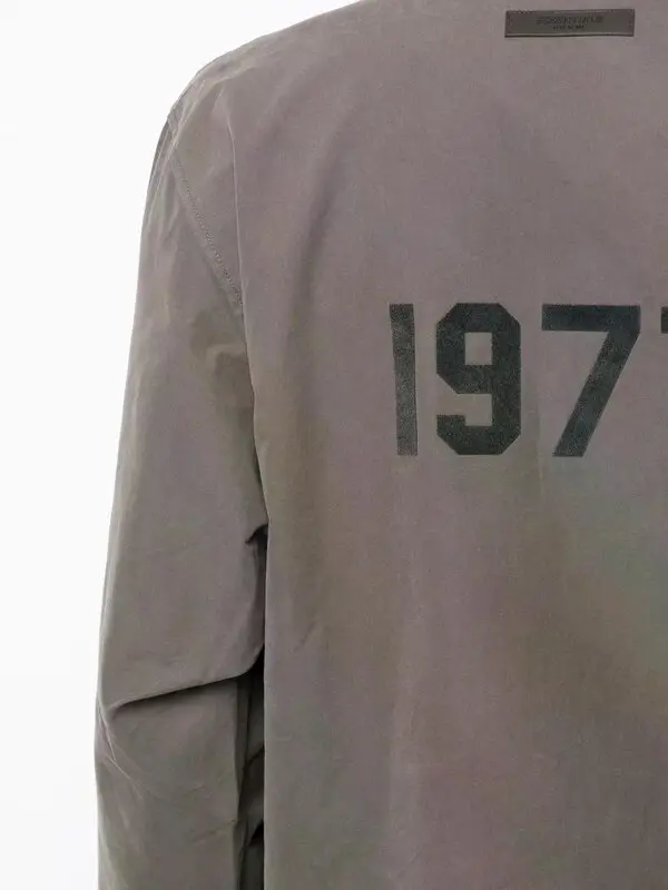 Fear Of God Charcoal Grey Cotton Blend Coaches Bomber Jacket