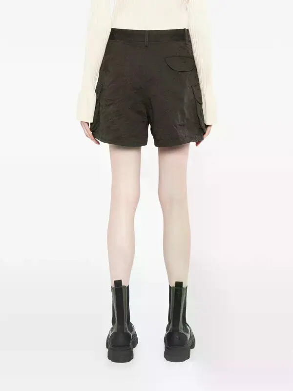 JNBY Floral Embroidered Cargo Shorts - Brown