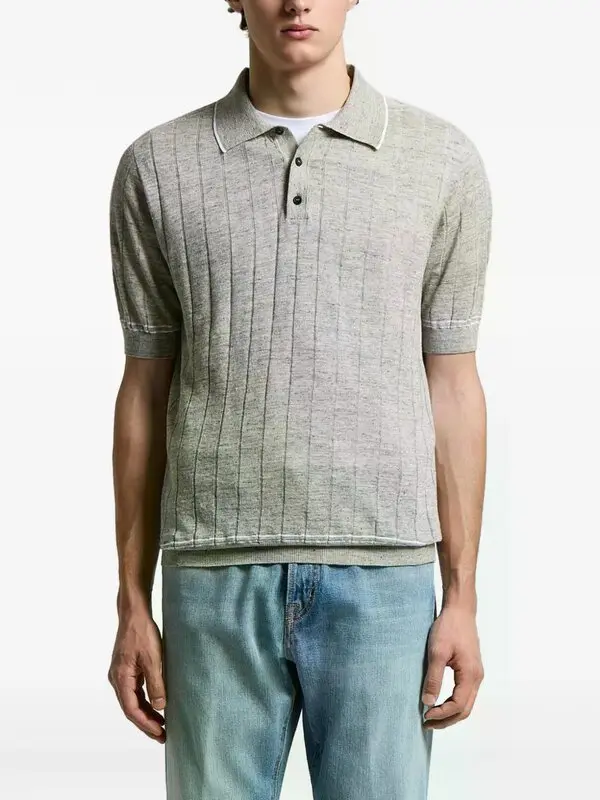 Peserico Ribbed-trim Polo