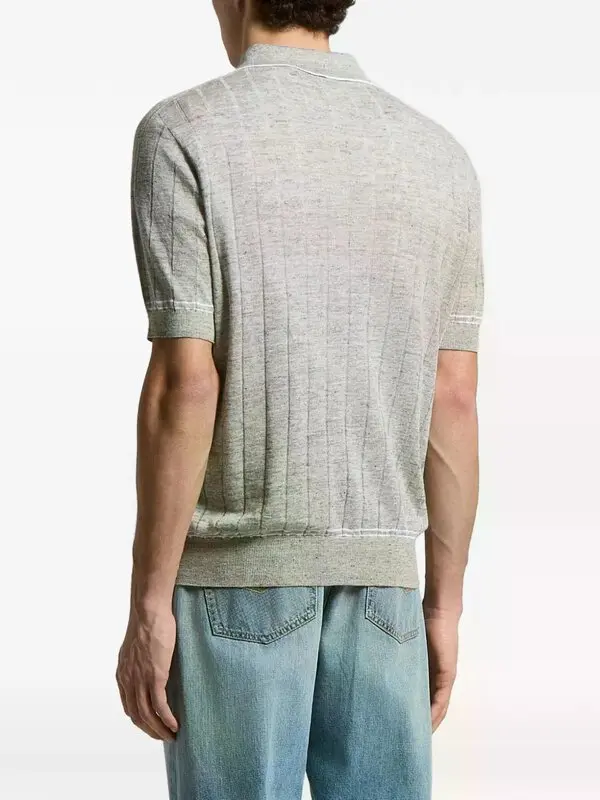 Peserico Ribbed-trim Polo