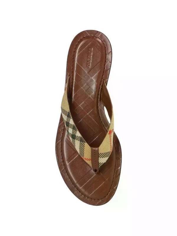 Burberry Check Pavilion Sandals - Neutrals