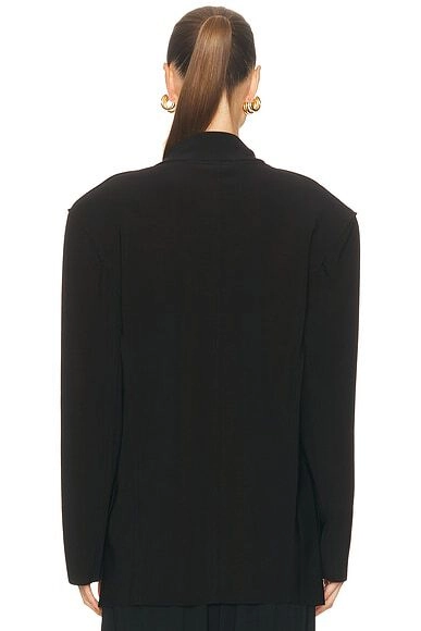Norma Kamali Oversized Single Breasted Jacket