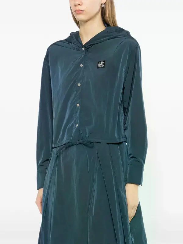 AGNES B. Hooded Nylon Jacket