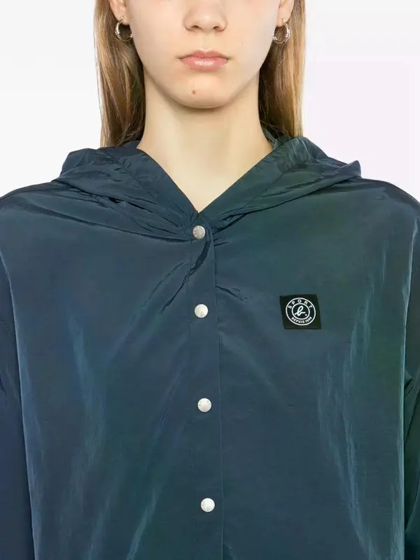 AGNES B. Hooded Nylon Jacket