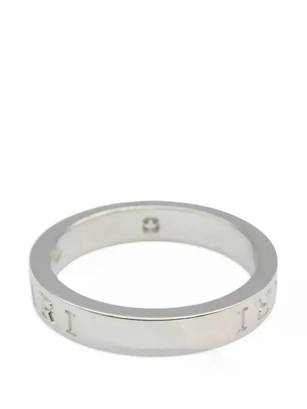BVLGARI 18k White Gold B.zero1 Diamond Ring