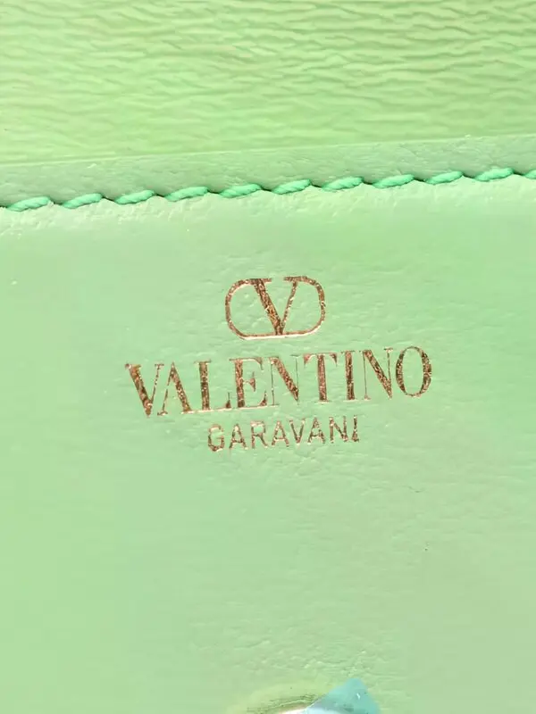 Valentino Garavani V-logo Leather Vanity Bag