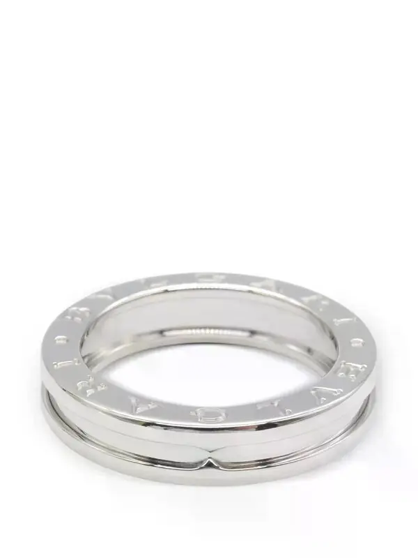 BVLGARI 18kt White Gold B.zero1 Ring - Silver