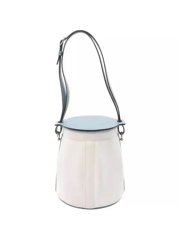Hermès Pm Farming Bucket Bag - White