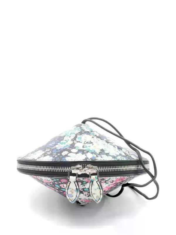 LOUIS VUITTON Floral Print Leather Shoulder Bag