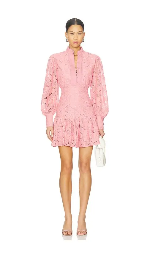 Bardot Remy Lace Dress - Pink