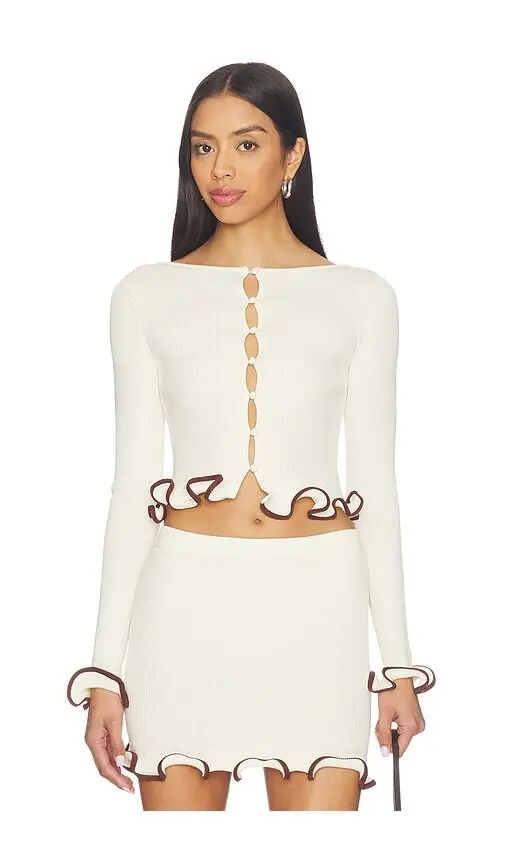 LOVERS AND FRIENDS Bella Cardigan - Ivory