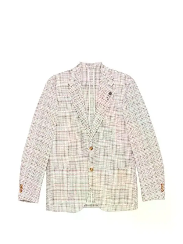 LARDINI Check-pattern Blazer