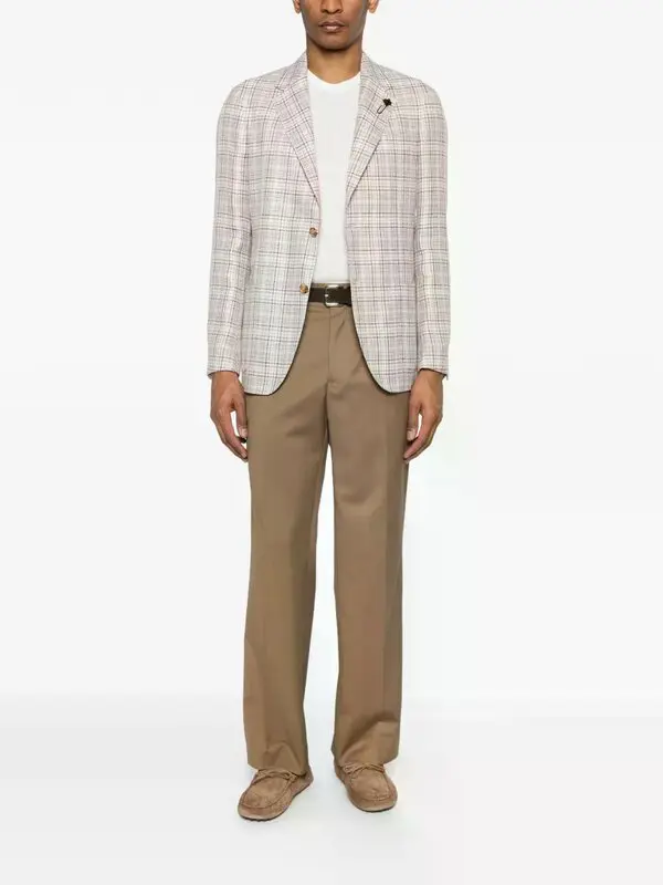 LARDINI Check-pattern Blazer