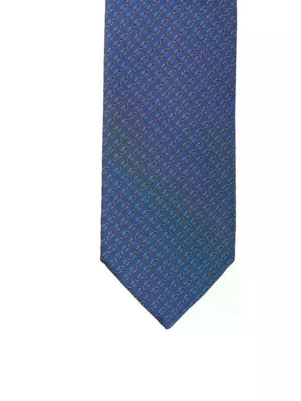 Corneliani Patterned Neck Tie - Blue