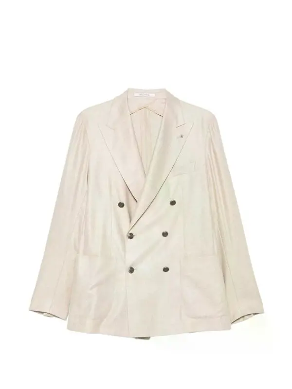 Tagliatore Double-breasted Notched Blazer