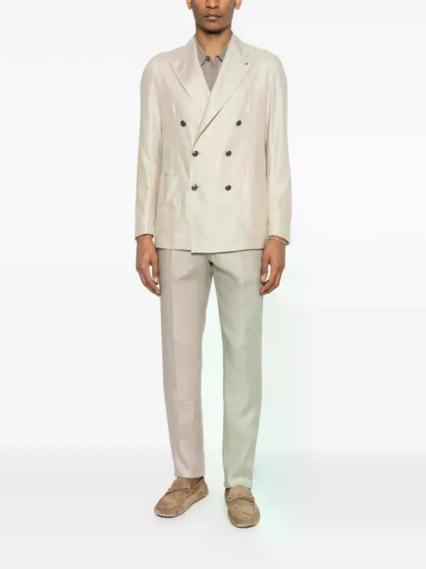 Tagliatore Double-breasted Notched Blazer