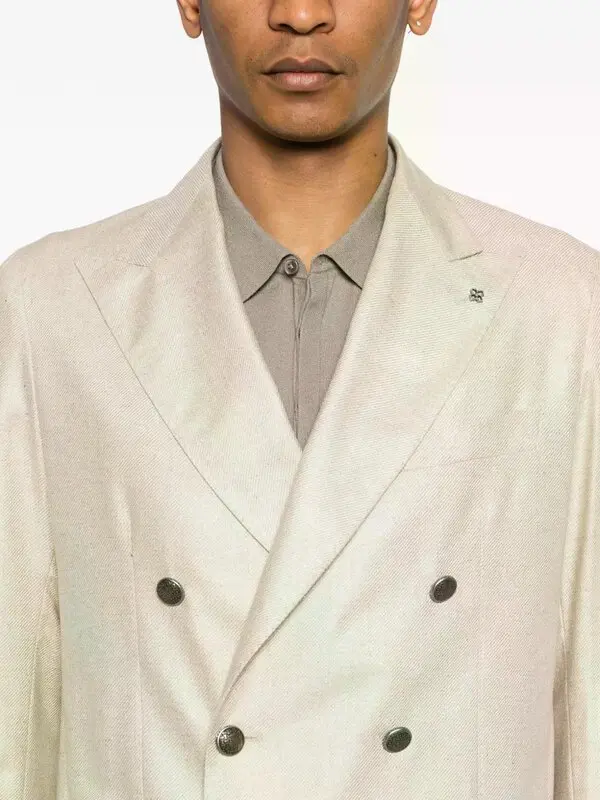 Tagliatore Double-breasted Notched Blazer