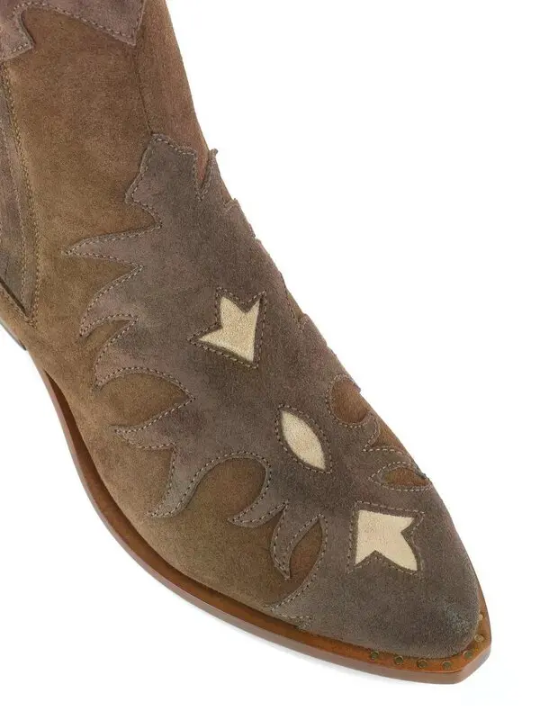 Sartore Panelled Cowboy Boots