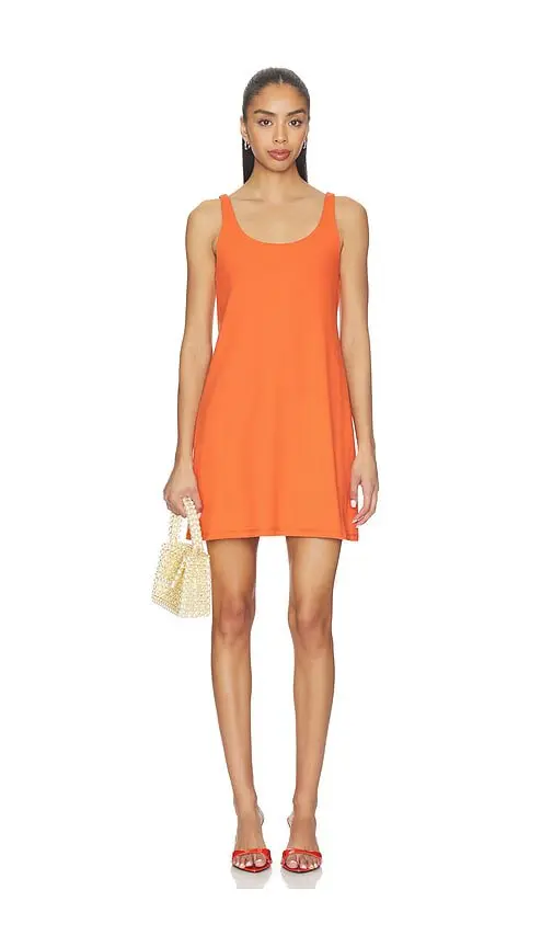 Susana Monaco Low Tank Shift Dress - Orange
