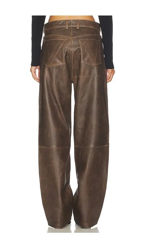 MANOKHI Mojave Leather Trousers