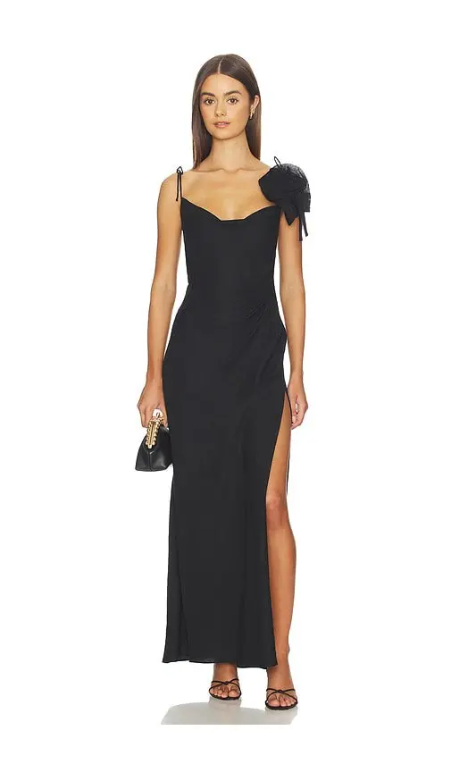 MOTHER OF ALL Etta Maxi Dress - Black