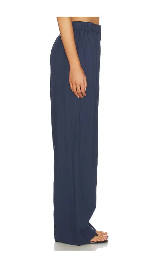 ARTLESS Relaxed Fit Linen Blend Trousers
