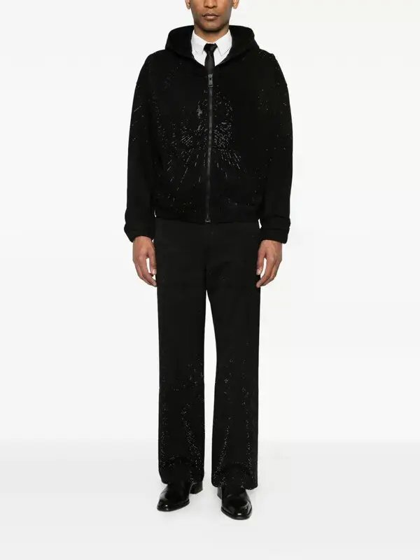 Casablanca All-over Patterned Straight-leg Trousers