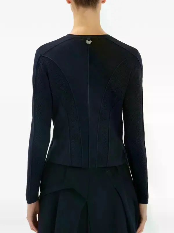 High Guipure Panelling Cardigan