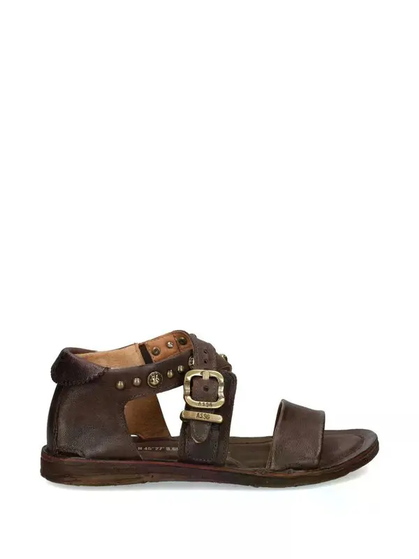 A.S.98 Studded Buckle Fastening Sandals