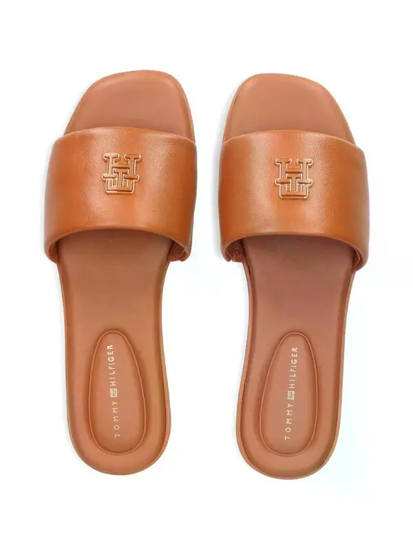 Tommy Hilfiger Monogram Detail Flat Sandals