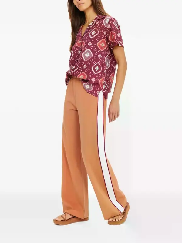 The Upside Marnie Wide-leg Trousers With Side Stripe Detail