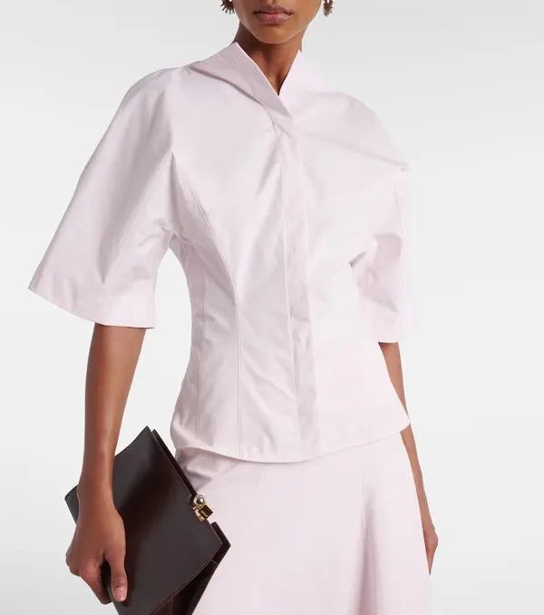 Jacquemus Moisson Cotton Poplin Shirt