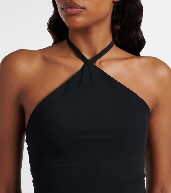 Jacquemus Bastide Halterneck One-piece - Black