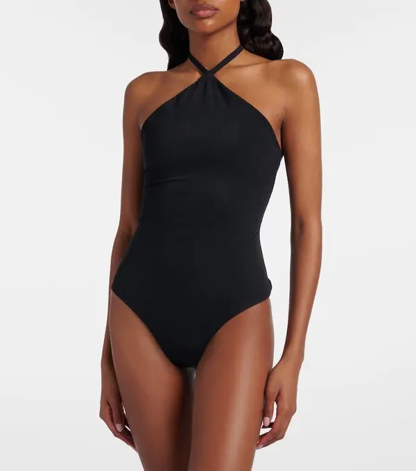 Jacquemus Bastide Halterneck One-piece - Black