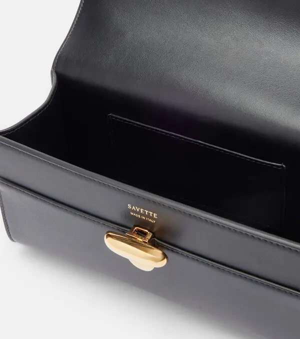 Savette Leather Mini Bag - Black