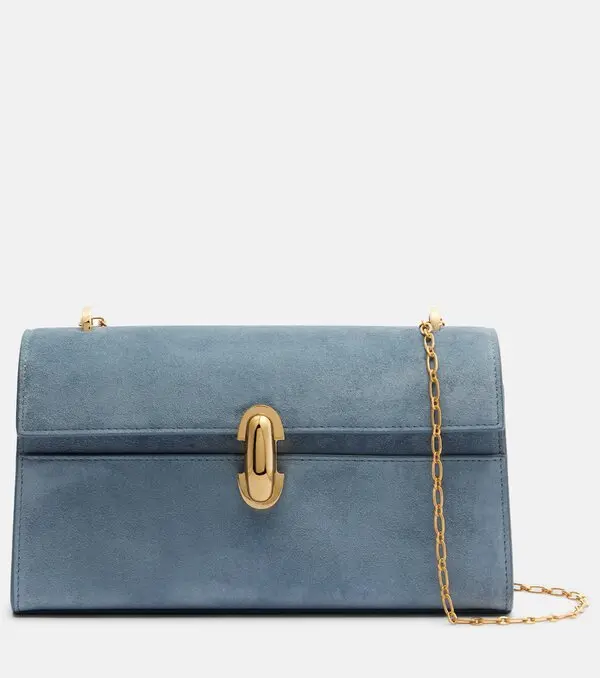 Savette Symmetry Chain Mini Crossbody Bag - Blue