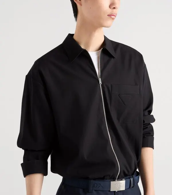 Prada Cotton Zip Shirt