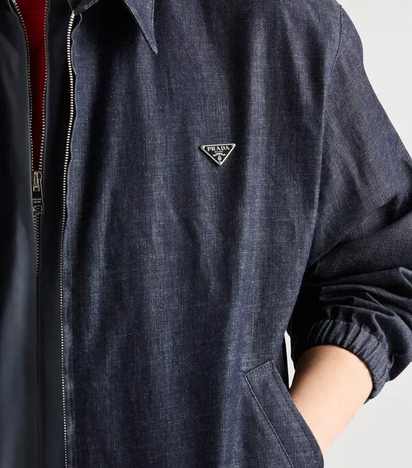 Prada Denim Blouson Jacket