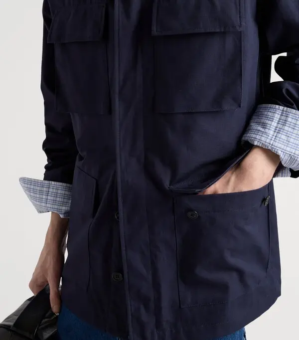 Prada Cotton Safari Jacket - Blue