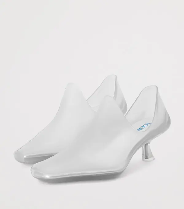 Loewe Emily Aqua Ankle Boots 45 - Clear