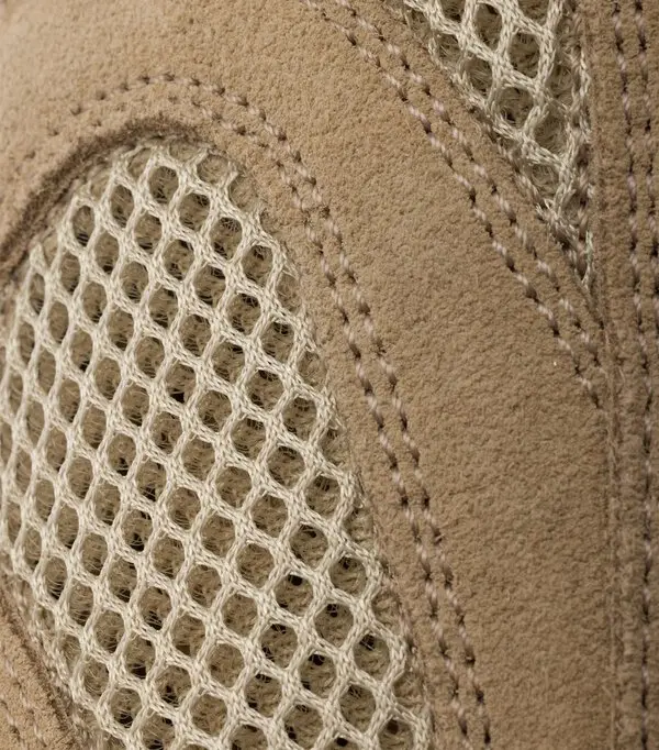 Prada Suede And Mesh Montecarlo Re-edition 2005 Sneakers - Neutral