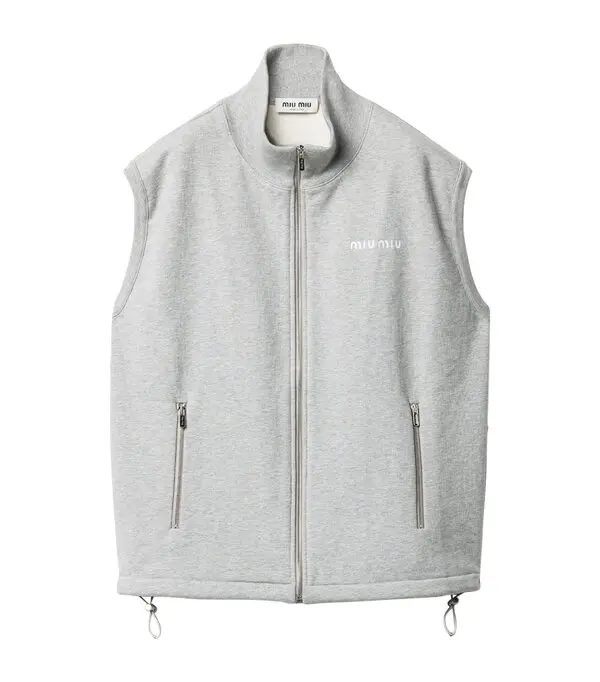 Miu Miu Cotton Fleece Gilet