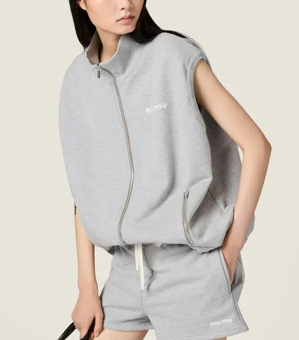 Miu Miu Cotton Fleece Gilet